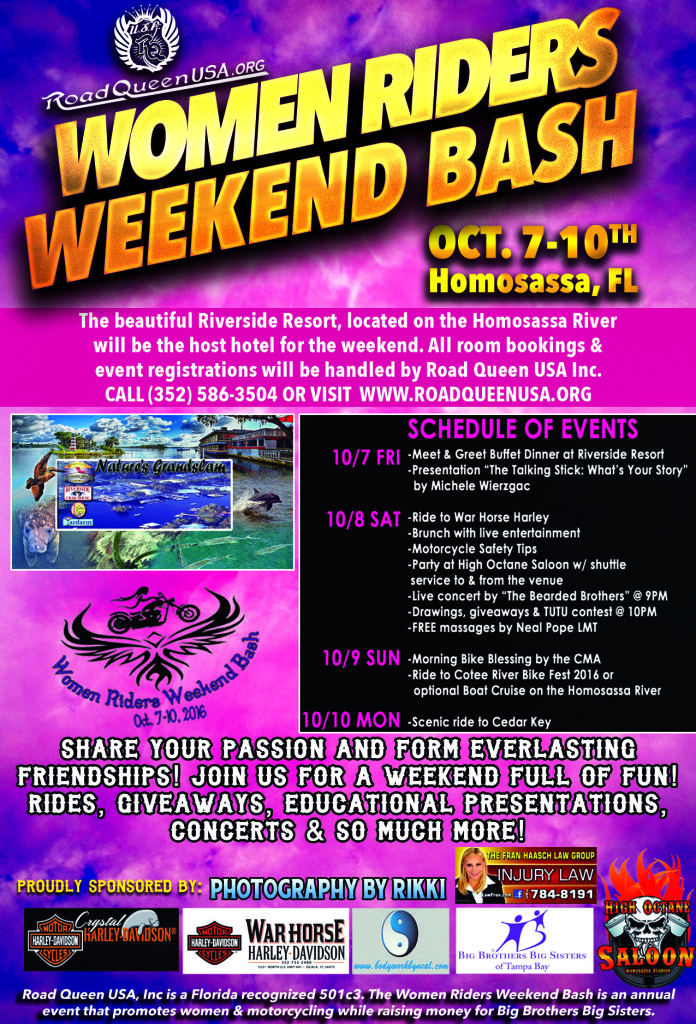 Women Riders Weekend Bash | Born To Ride Motorcycle Magazine ...