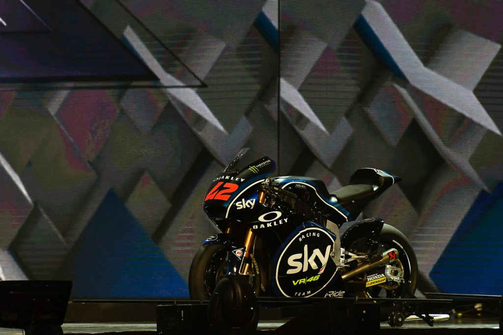 THE SKY RACING TEAM VR46 AT X FACTOR FOR THE UNVEILING OF THE 2018 ...