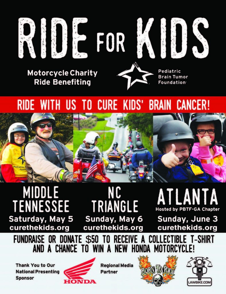 Ride for Kids – Atlanta Motorcyclists Ride to Cure the Deadliest ...