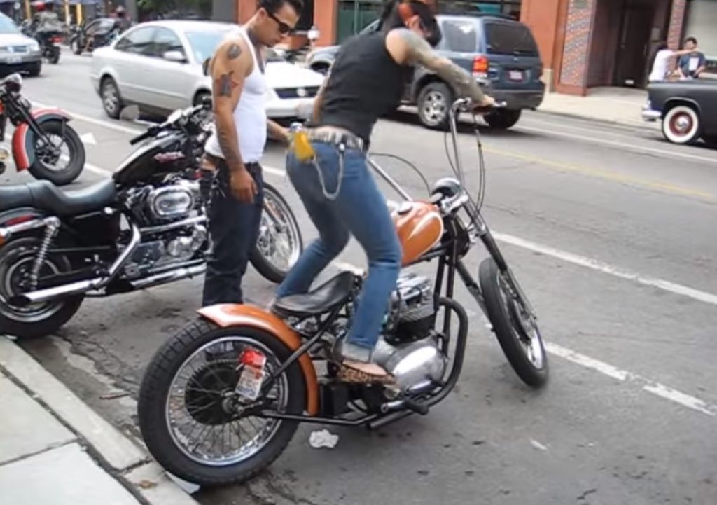 Kick startin’ Vintage BSA Bobber – Hot Chick | Born To Ride Motorcycle ...