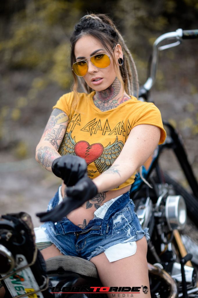 Biker Babe Velvet Queen 36 Born To Ride Motorcycle Magazine